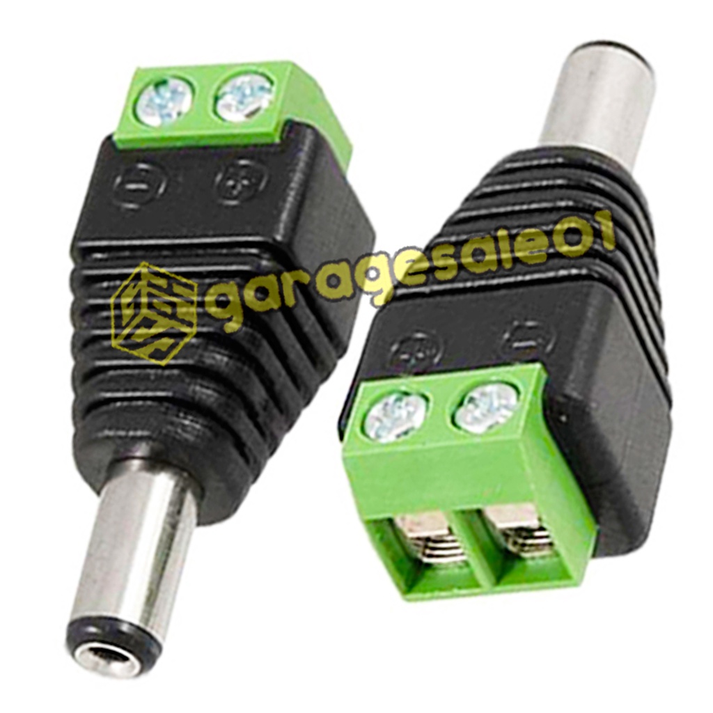 DC Plugs Male Power Balun Plug Connector DC Plug BNC Connector for CCTV ...