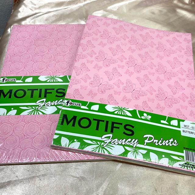 Focus Motifs Colored Designed Paper Assorted Designed Colored Paper ...