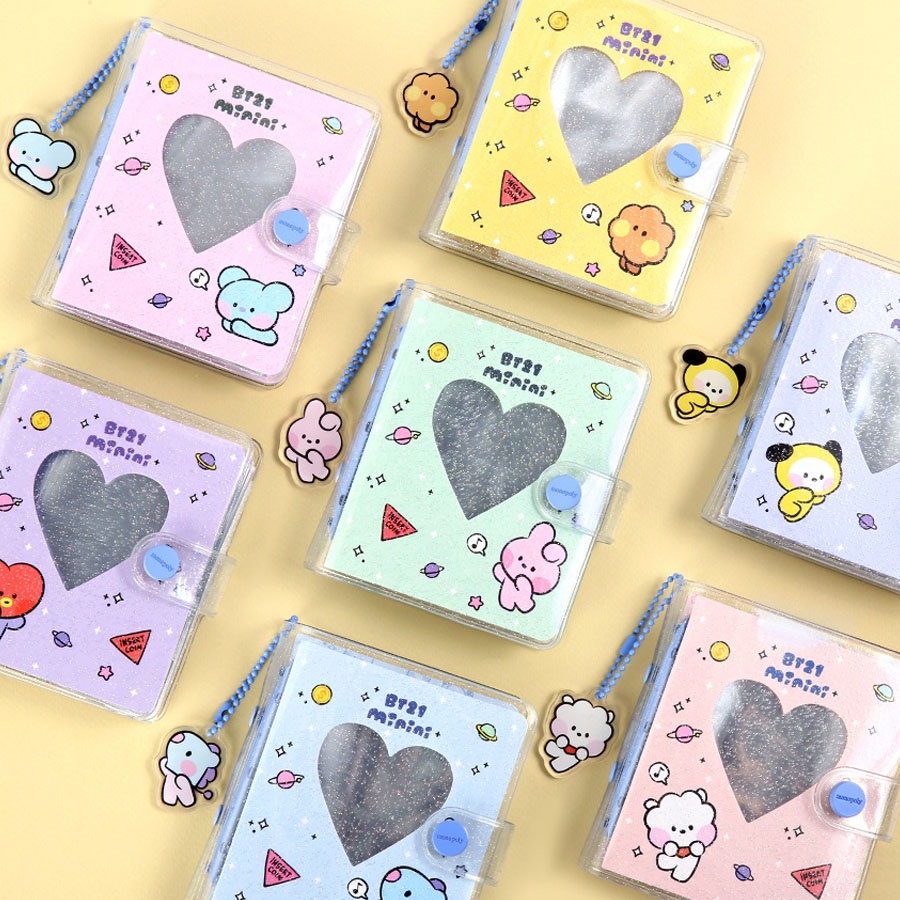 BT21 Official Minini 3-ring Collect Book / Binder [BTS / LINE FRIENDS / MONOPOLY] | Shopee ...