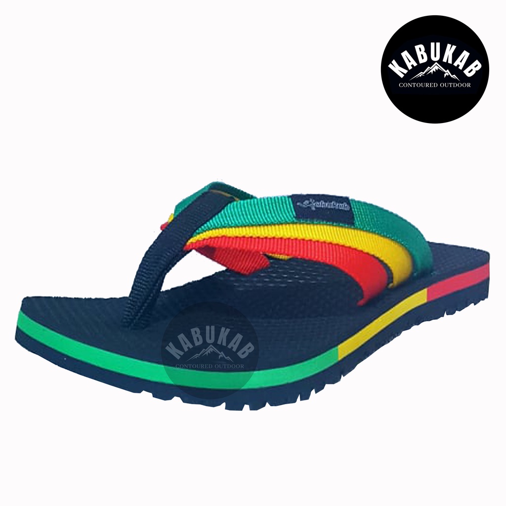Rasta Tri-Straps Slippers (B) (Original Design By: KABUKAB) | Shopee ...