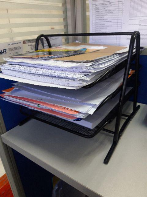 3 TIER MESH DOCUMENT TRAY FILING DATA RACK | Shopee Philippines
