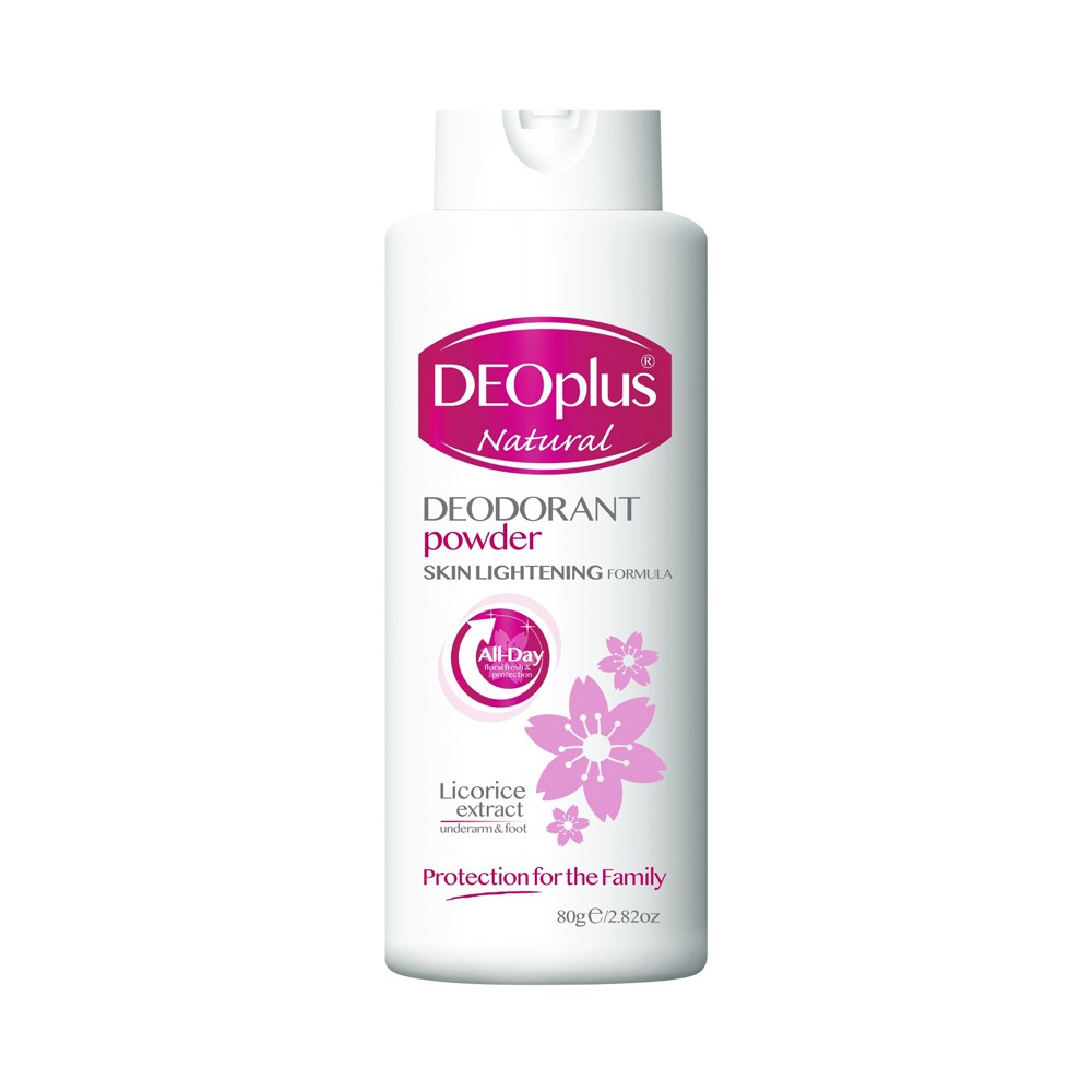 DEOplus Pink Deodorant Powder with Licorice Extract 80g | Shopee ...