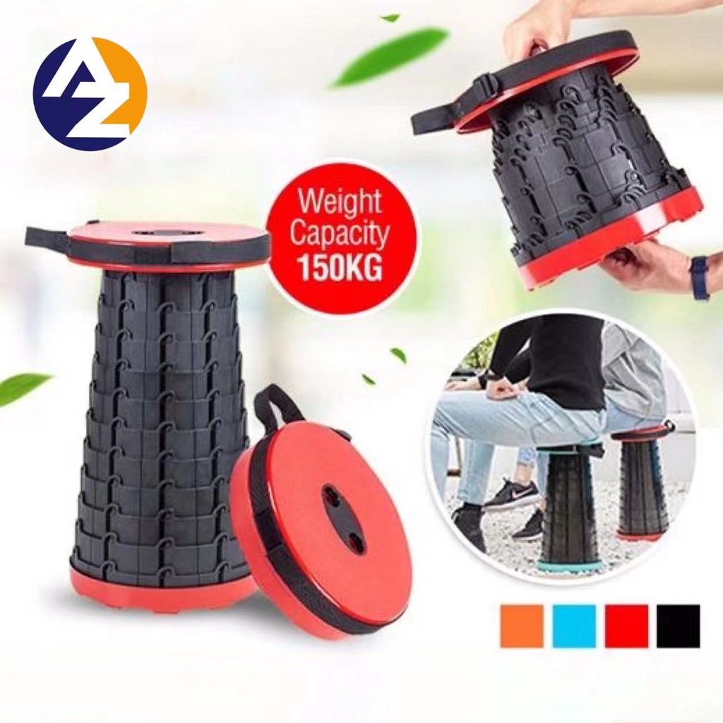 AZ Folding Extension Stool Portable Telescopic Stool Plastic Chair ...