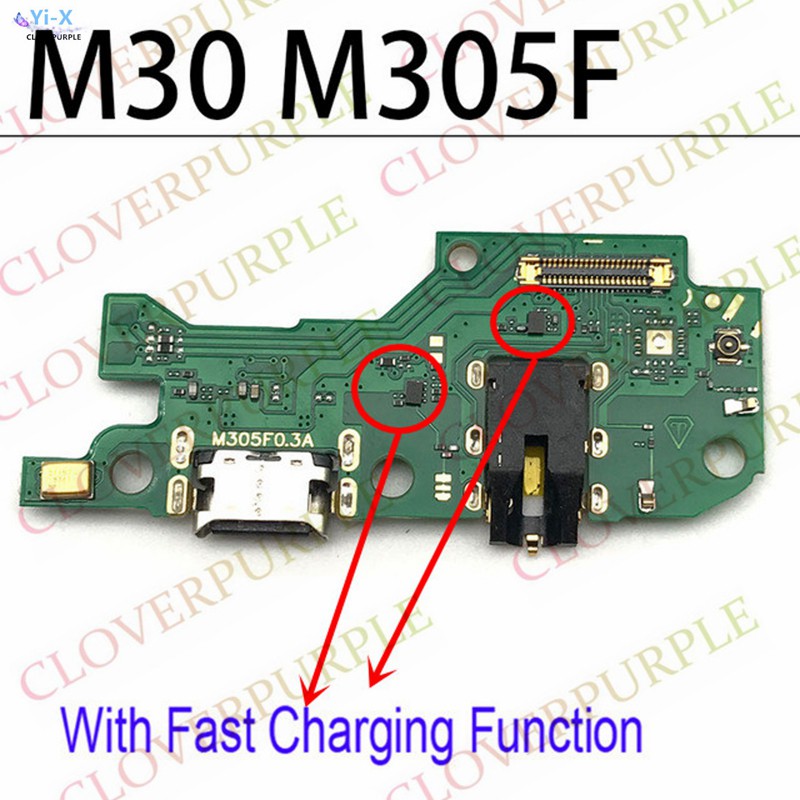 USB Charging Flex Cable For Samsung Galaxy M30 M305F Charging Port ...