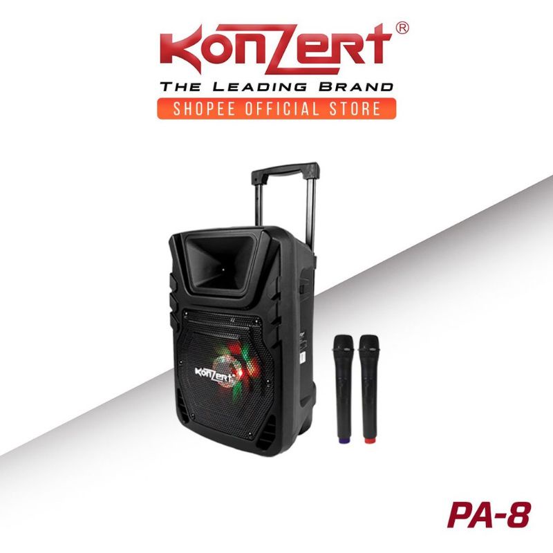 Konzert PA-8 Portable Bluetooth PA Trolley | Shopee Philippines