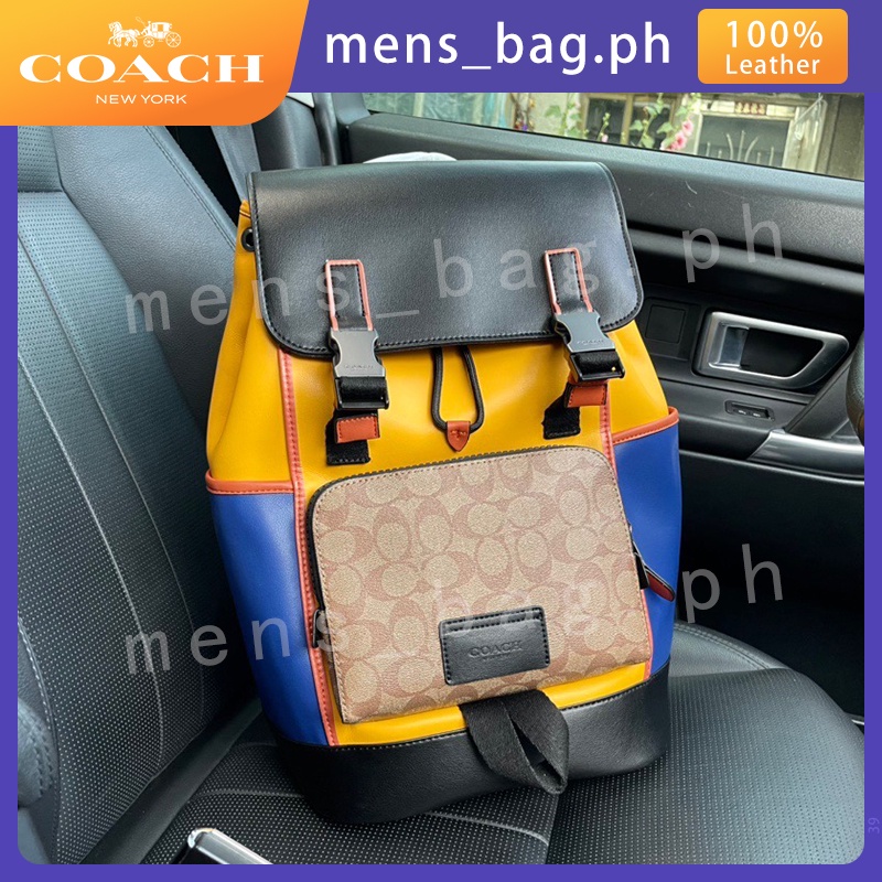 New Coach Hudson Rivington Backpack Signature Receipt. Card Dust Bag.39 ...