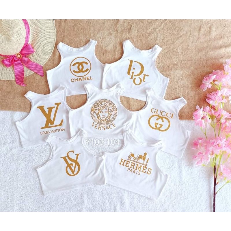 Little Vella White Halter Crop Top ( 5 Mos - 8 Years Old) | Shopee ...