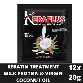 Keraplus Hair Treatment with Milk Protein and Virgin Coconut Oil 12 ...