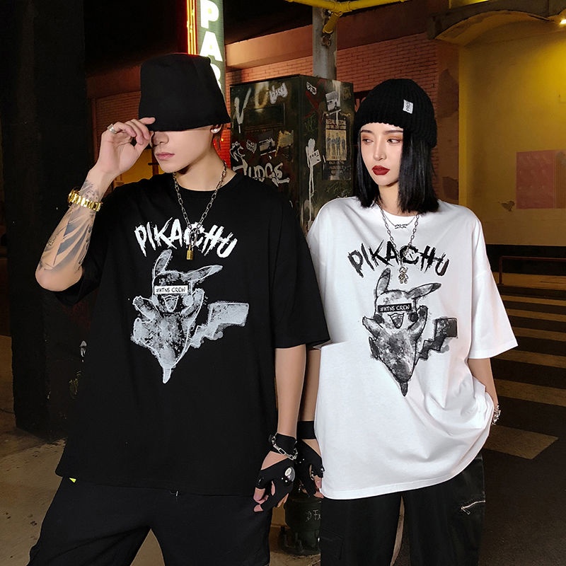 【Free Shipping】 Anime Couple Street Men T Shirt Hip Hop Oversized 5XL ...