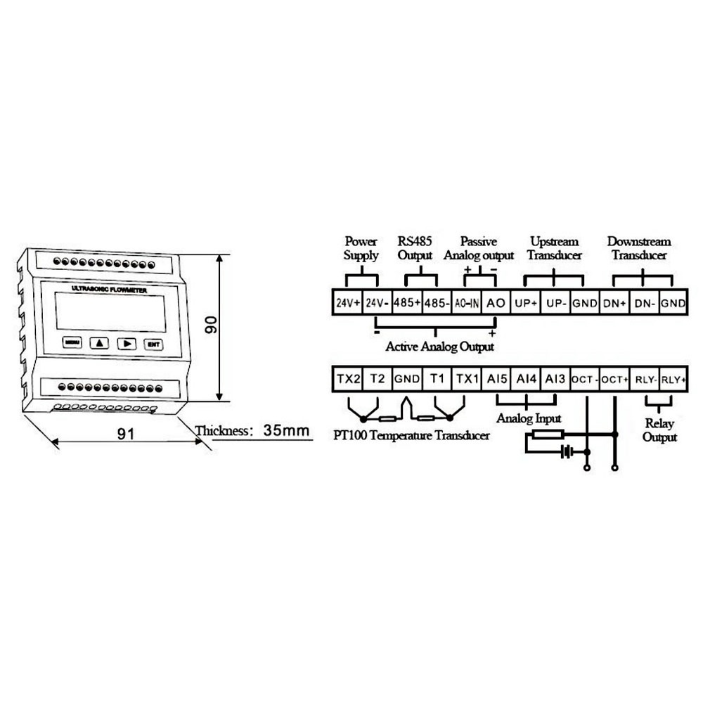 TUF-2000M DN15 N50 DN80 DN300 Digital Ultrasonic Flowmeter Module ... TUF-2000M DN15 N50 DN80 DN300 Digital Ultrasonic Flowmeter Module ...
