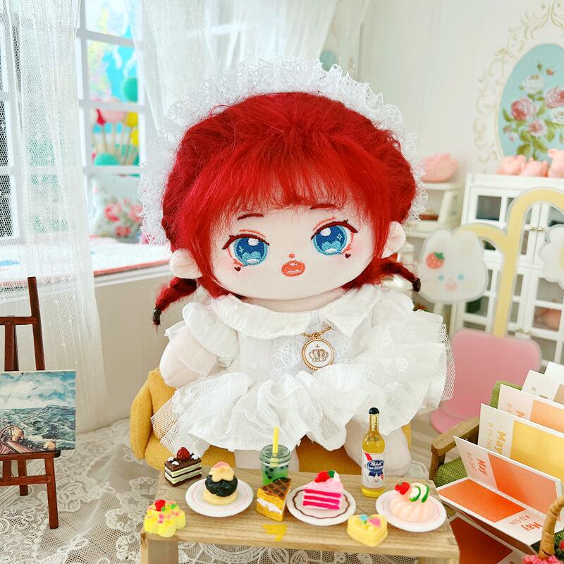 20cm Star Doll Humanoid Plush Toy Red Bean Smoothie Influencer Cute ...
