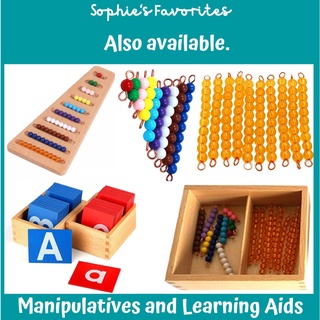 Montessori 1-9 Beads Bar Bead Bar Counting Beads for Kids Math Bead ...