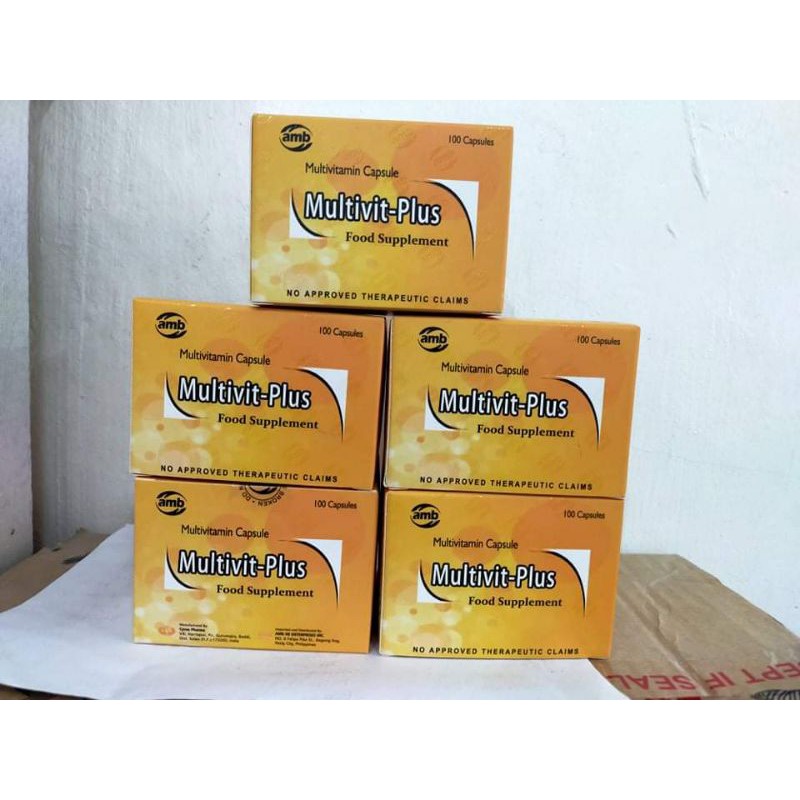 Multivit-Plus capsules 100s | Shopee Philippines