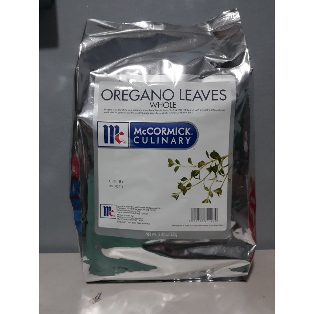 McCormick Oregano Leaves Whole 250g HERBS AND SPICES | Shopee Philippines