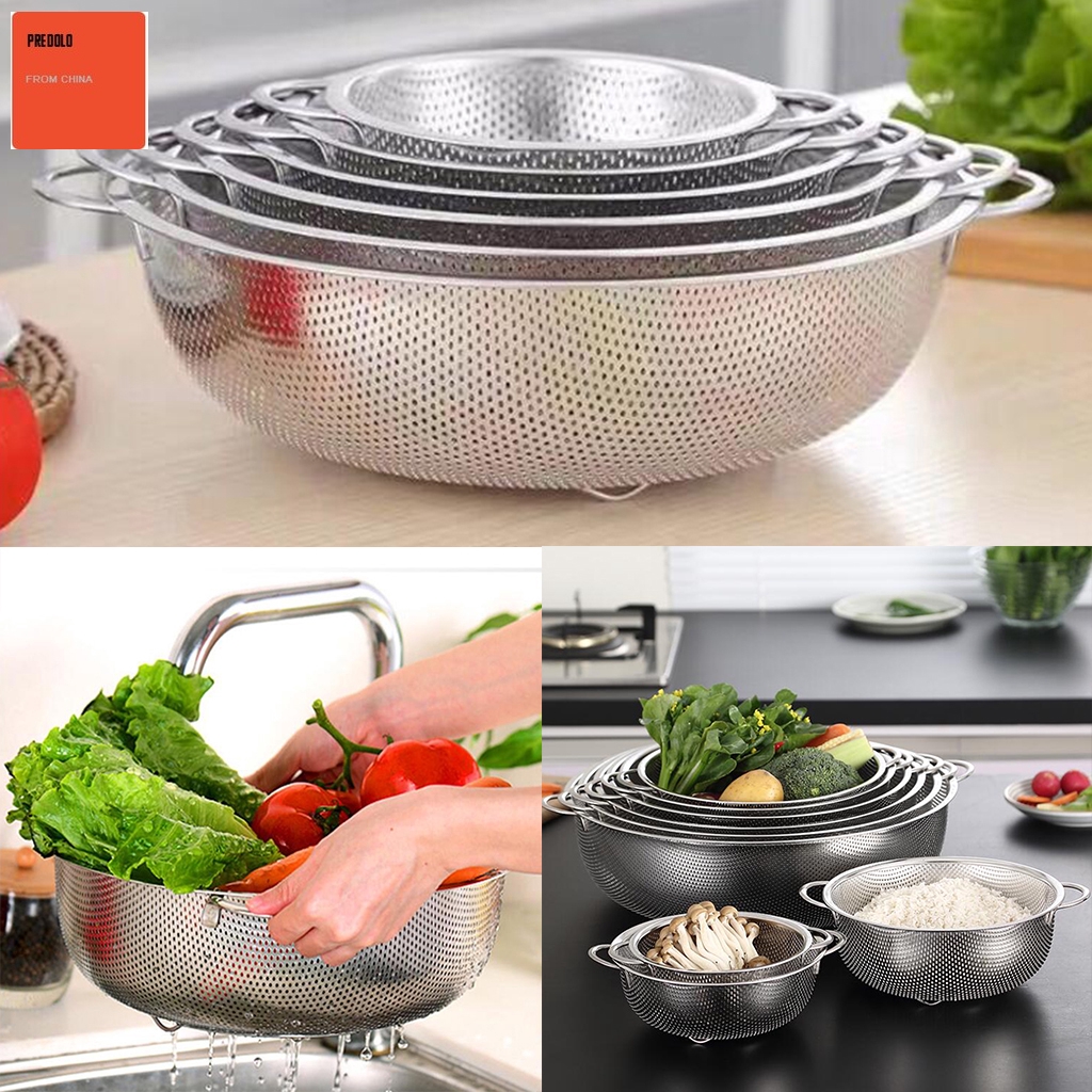 READY STOCK 6 Sizes Stainless Wire Fine Mesh Oil Strainer Flour Sifter ...