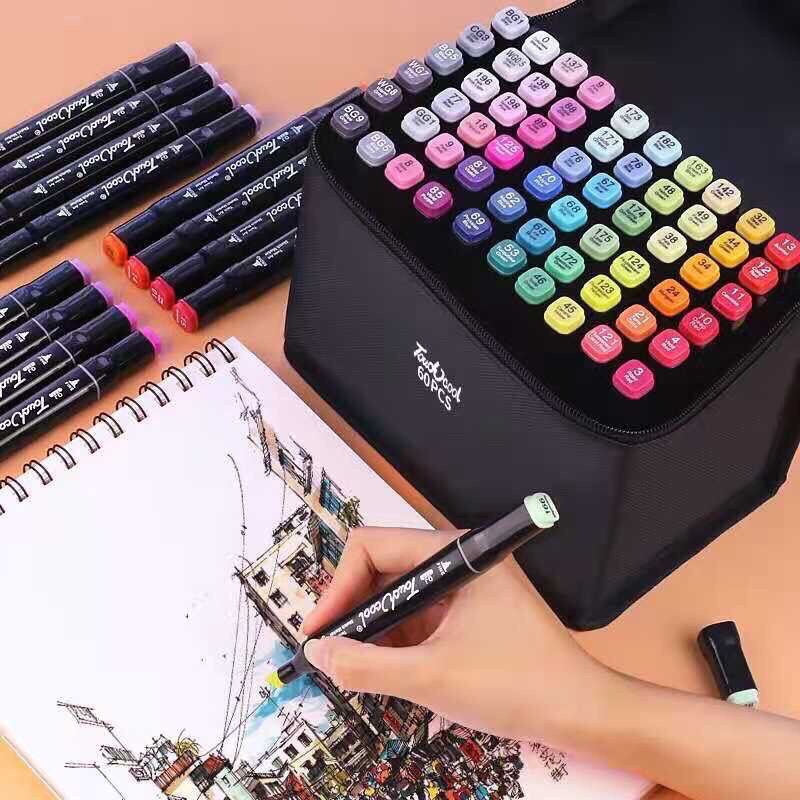 24/48/60/80pcs markers -colored pens for art drawing pens | Shopee ...