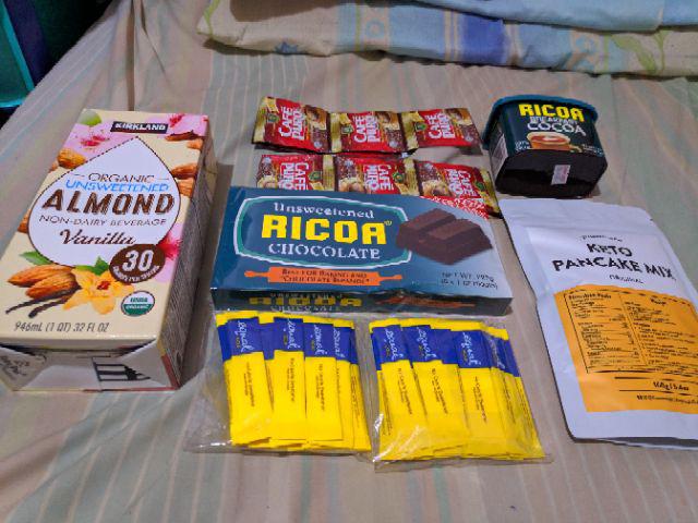 Keto/Low Carb Ricoa Unsweetened Chocolate Bar 8x1oz blocks, | Shopee ...