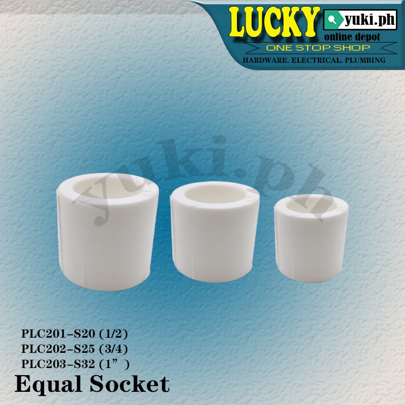 PPR EQUAL SOCKET/COUPLING PIPE FITTINGS ( 1/2 , 3/4 , 1 ) SOLD PER PIECE | Shopee Philippines