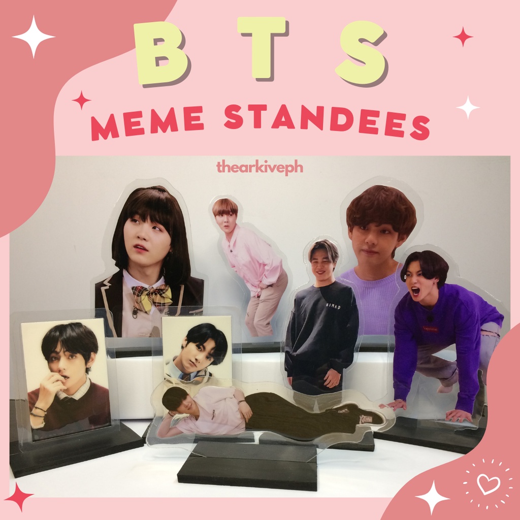 BTS Laminated Standee Meme Table Decor | Shopee Philippines