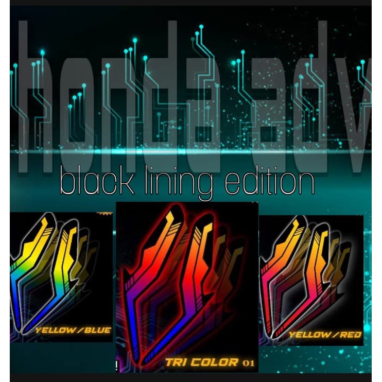 KILAY TINT FOR HONDA ADV 150/ADV 160 NEW BLACK LINING EDITION | Shopee ...