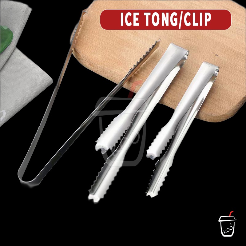 Ice Food Tongs/BBQ Tong Bread Clip Stainless Steel Ice Clip/Good Grip ...