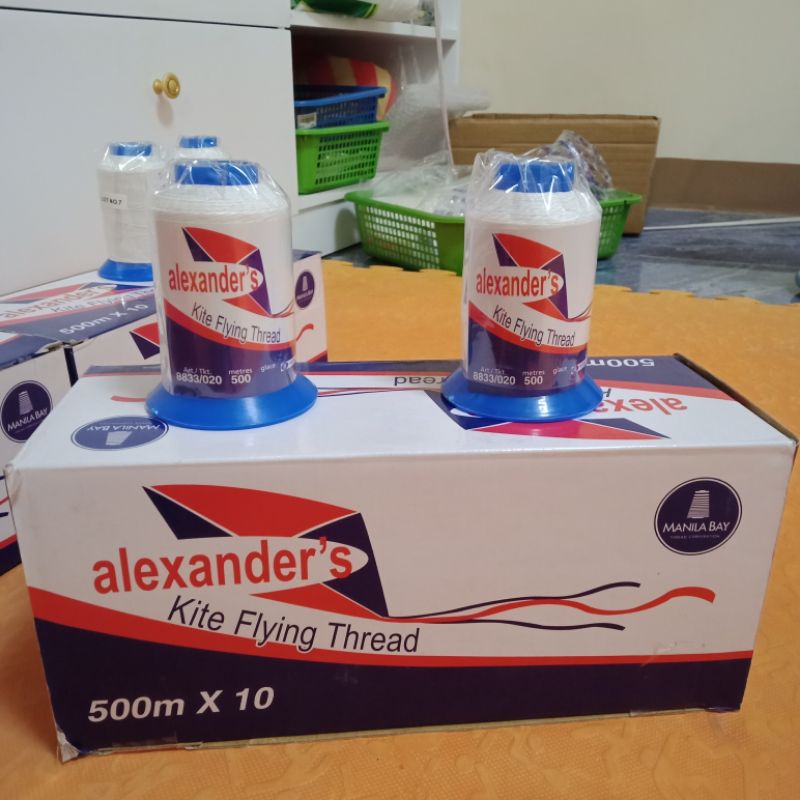 Alexander Kite Flying Thread. 500 meter x 10. Sinulid Pantahi sa Sugat ...