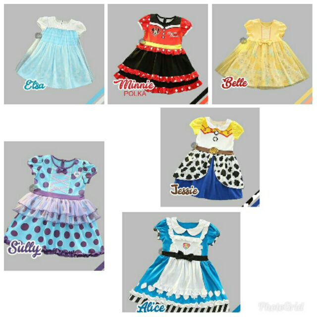 Disney Princess character costume Minnie Jessie Belle Elsa sully Alice ...
