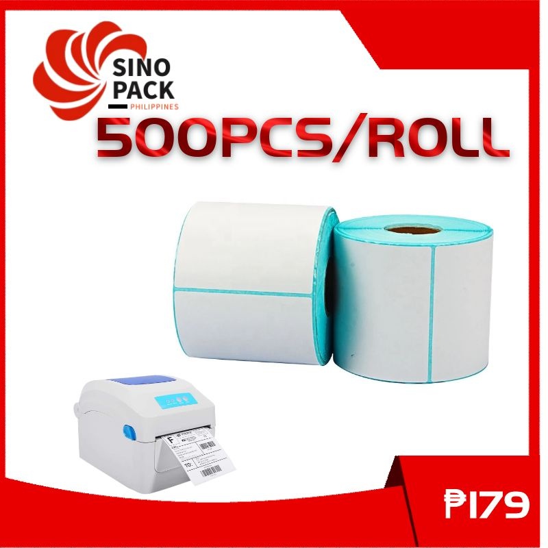 shopee EXPRESS WAYBILL STICKER 100mmx150mm A6 SIZE Roll 500 PCS/Roll ...