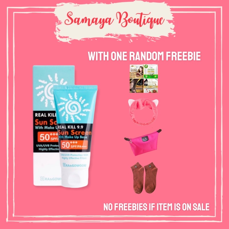 RA & GOWOORI SUNSCREEN | Shopee Philippines