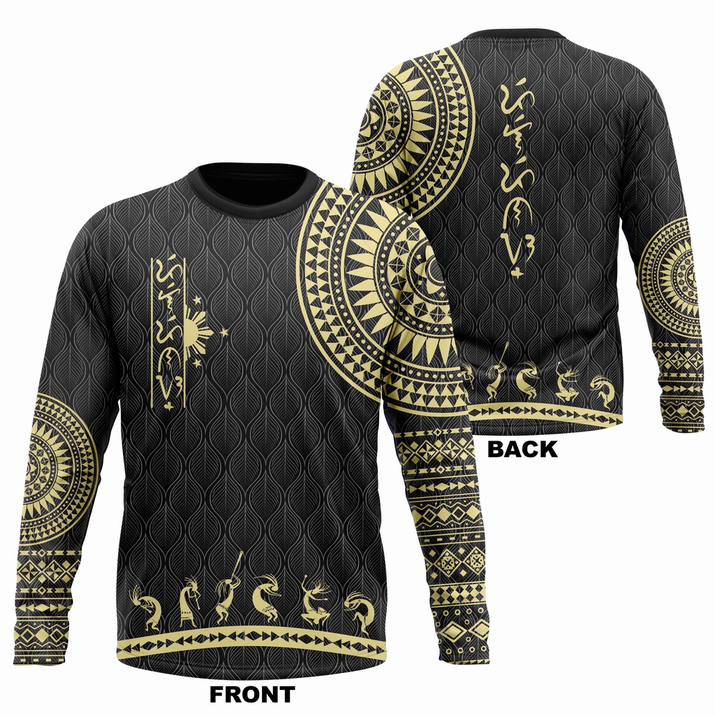 Long Sleeve Full Sublimation Pilipinas Tribal Design Shopee Philippines