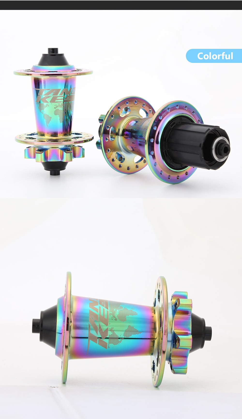 TANKE 32 36 Holes Mtb Bike Hub 6 Pawls 3 Teeth Bearing 120 Clicks ...