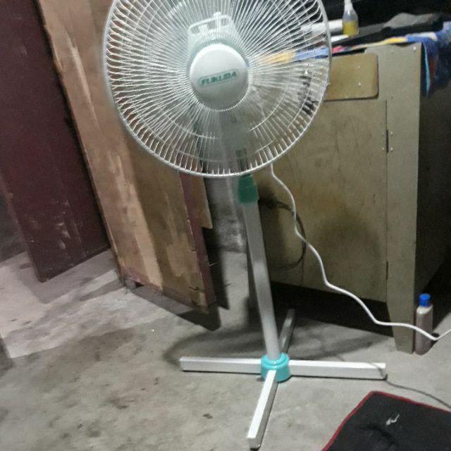 Fukuda 16" Plastic Stand Fan, Cross Base SF164XS | Shopee Philippines
