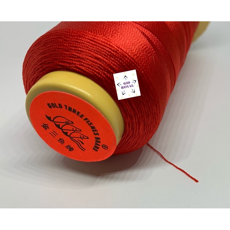 Red String/Thread For Bracelets (0.2mm/0.4mm/0.6mm/0.8mm/1mm) | Shopee ...