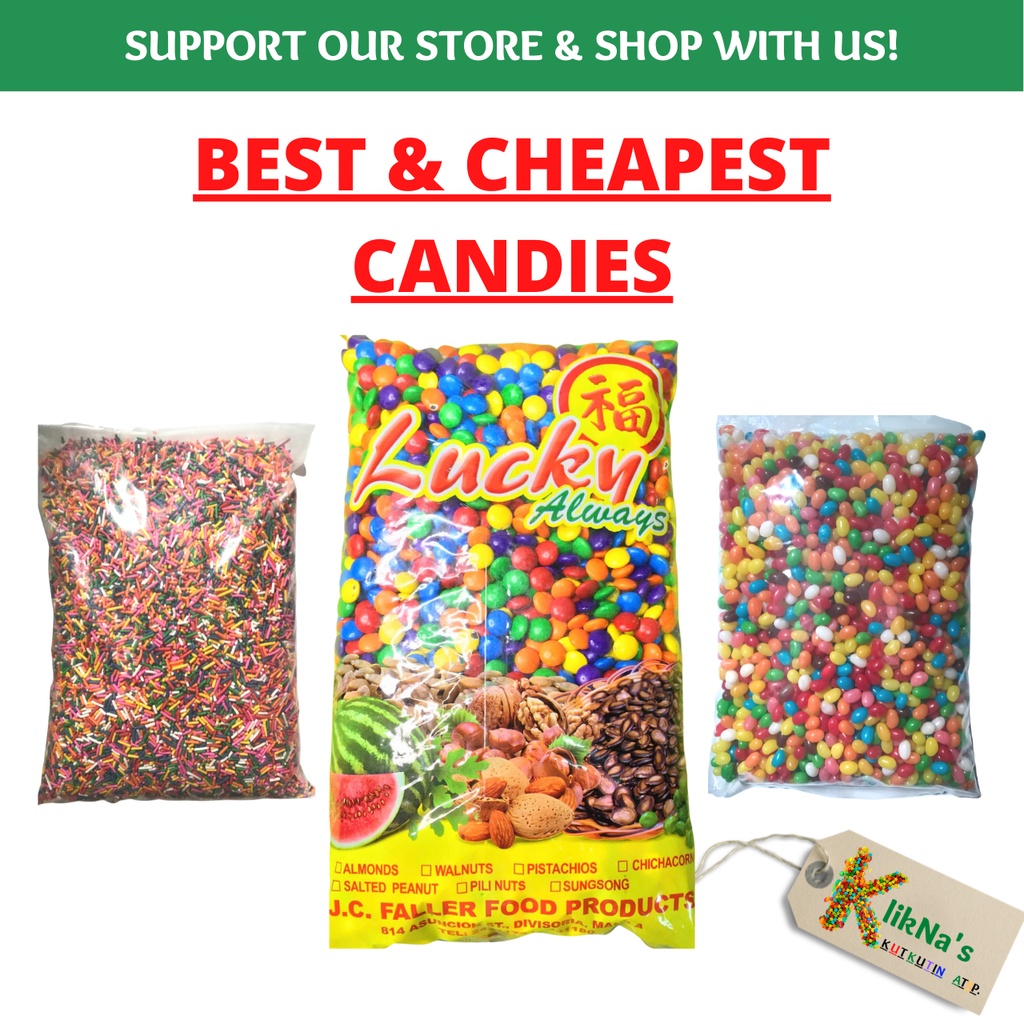 KlikNa's Candies Choco Buds Nips | Jelly Beans | Sprinkles 1kilo ...