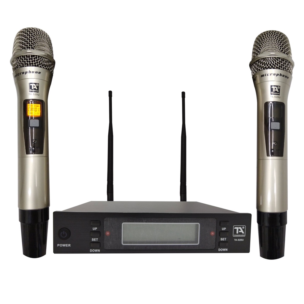 Titanium Audio TA-S20U Dual Wireless Microphone / 20 UHF Channel / KTV ...