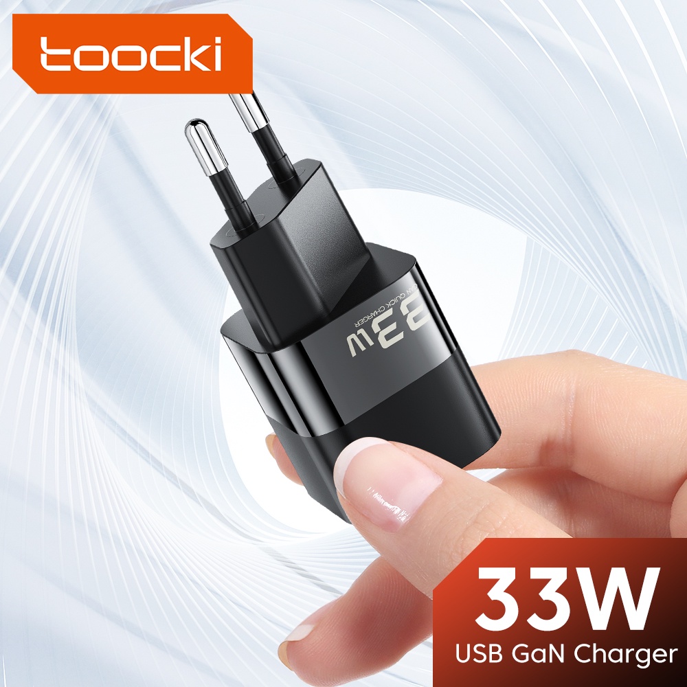 Toocki 33w Gan Usb Type C Travel Charger Pps Pd Qc Fast Charge 3.0 4.0 ...
