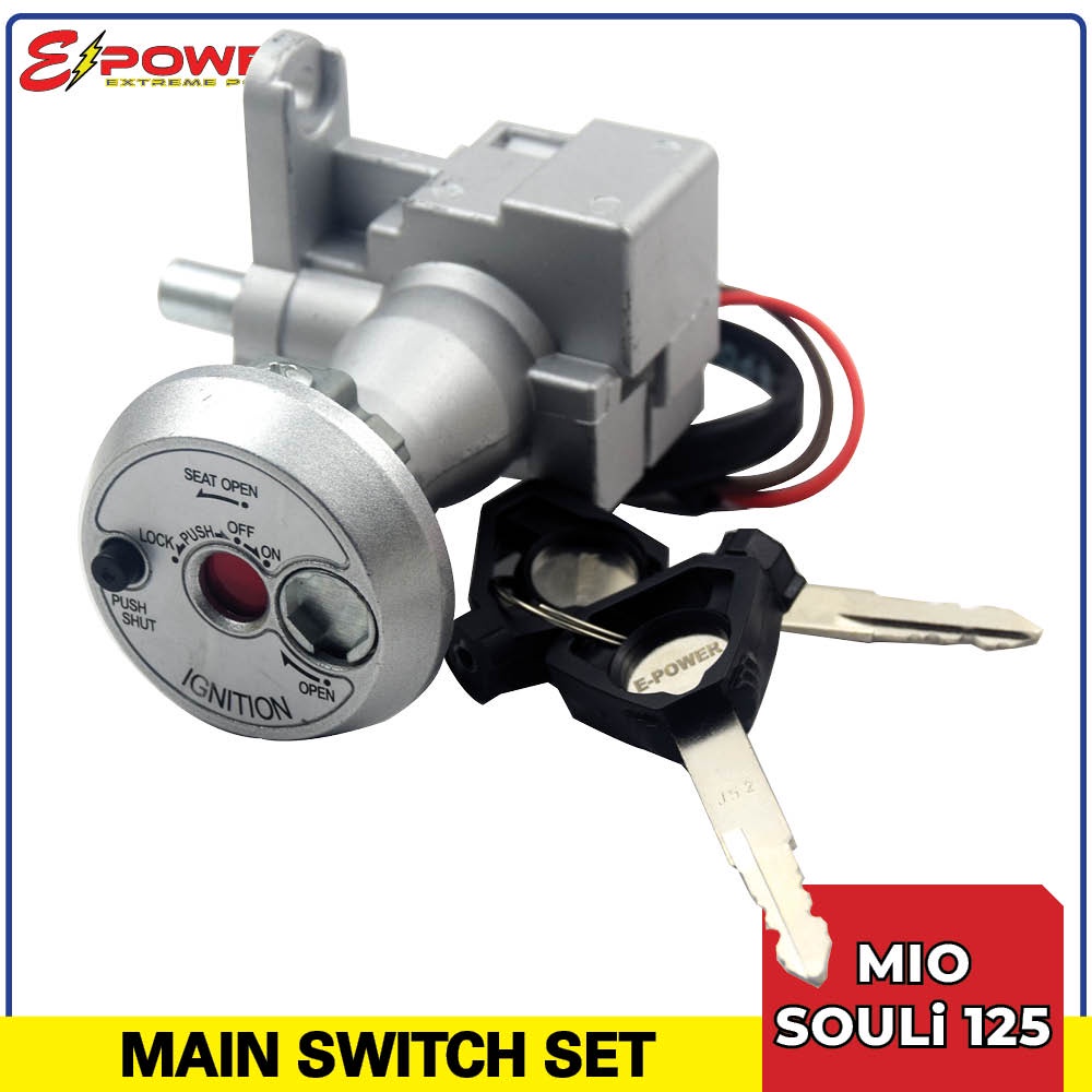Yamaha MIO SOUL 125i E-Power Ignition / Main Switch & Key Set | Shopee ...