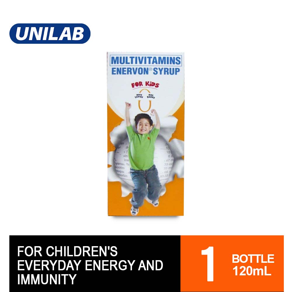 Enervon Syrup 120mL For Children's Everyday Energy And Immunity ...
