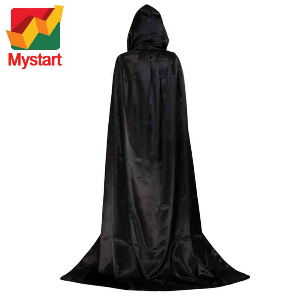 Halloween Capes Robe with Hooded Long Cosplay Vampire Devil Demon ...