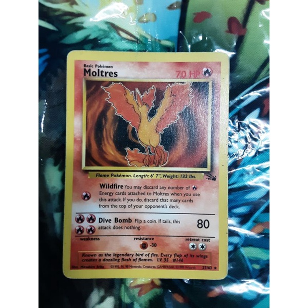 Pokemon TCG Moltres rare | Shopee Philippines