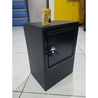 BIG Alkansya Vault Safety Box | Matte Black | Shopee Philippines