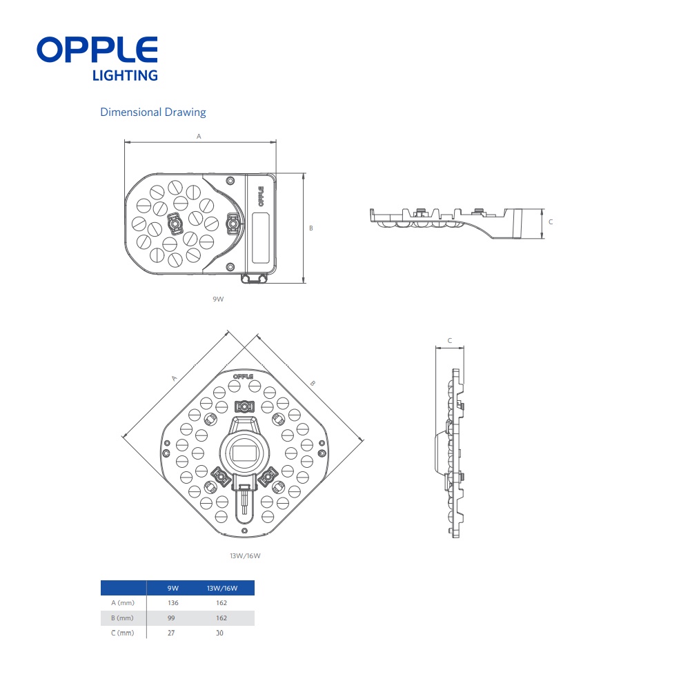 OPPLE EcoMax Ceiling Module Ceiling light, Indoor lighting | Shopee ...