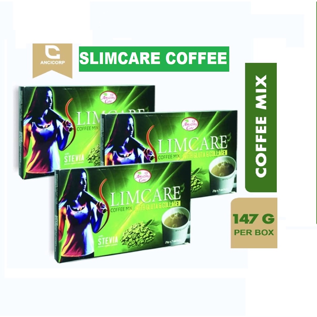 Three Boxes Slimcare Coffee Mix with Gluta & Collagen Instant Coffee ...