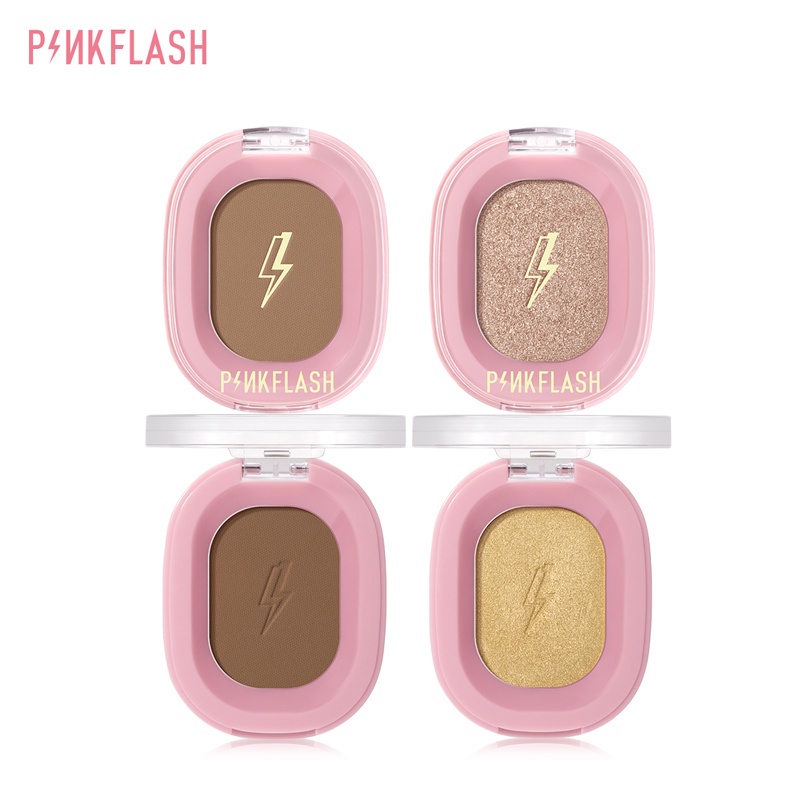 PINKFLASH Highlighter Face Contour 4 Color Soft Smooth Naturally ...