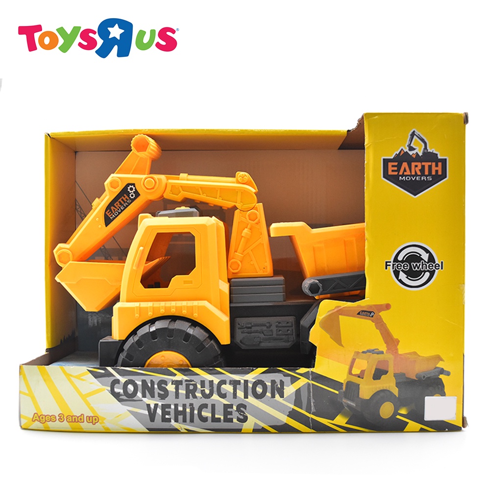 Earth Movers Construction Vehicles (Dump Truck with Excavator) | Shopee ...