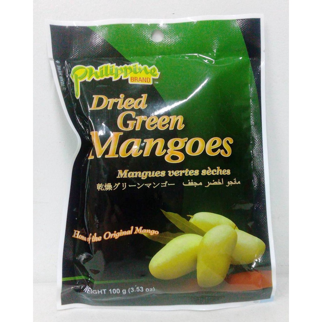Philippine Brand Dried Green Mangoes 100g | Shopee Philippines