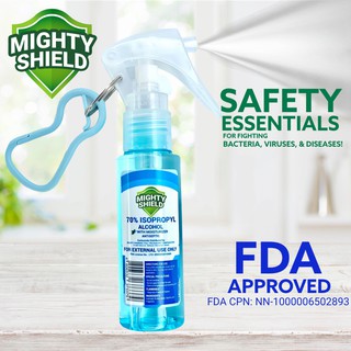 Mighty Shield Isopropyl Alcohol 70% with Moisturizer 40mL | Shopee ...