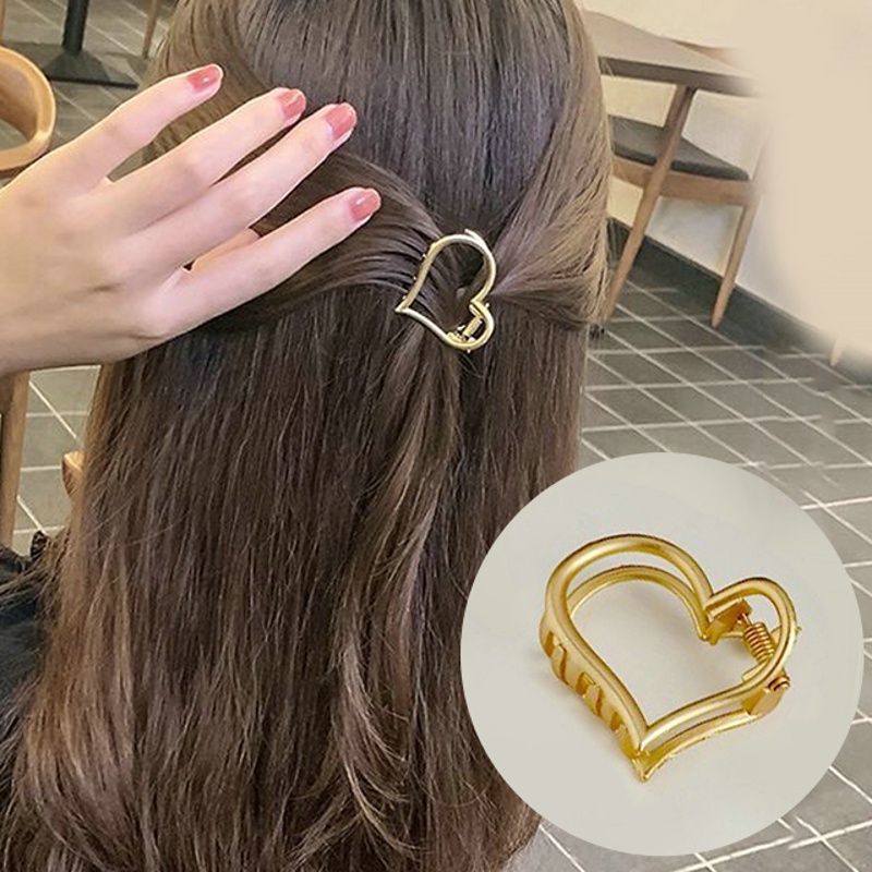 Butterfly Golden Metal Hair Clamp Hair clips For Women Korea Metal ...