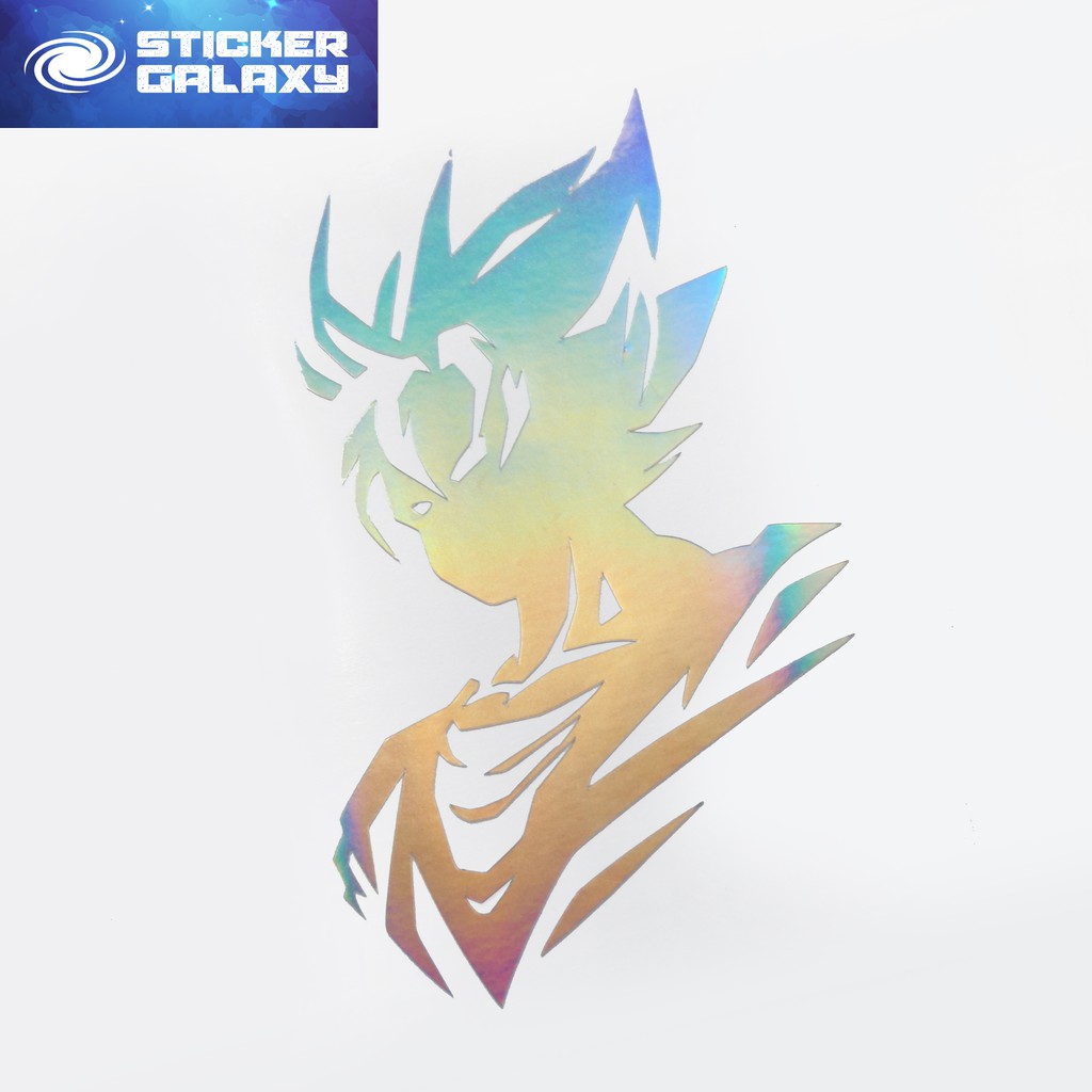 Goku WATERPROOF STICKER Super Saiyan Dragonball Z vinyl decal for car ...
