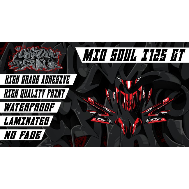 Yamaha Mio Soul i125 GT Decals Set | Shopee Philippines